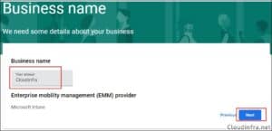 Setup Android Device Enrollment In Intune