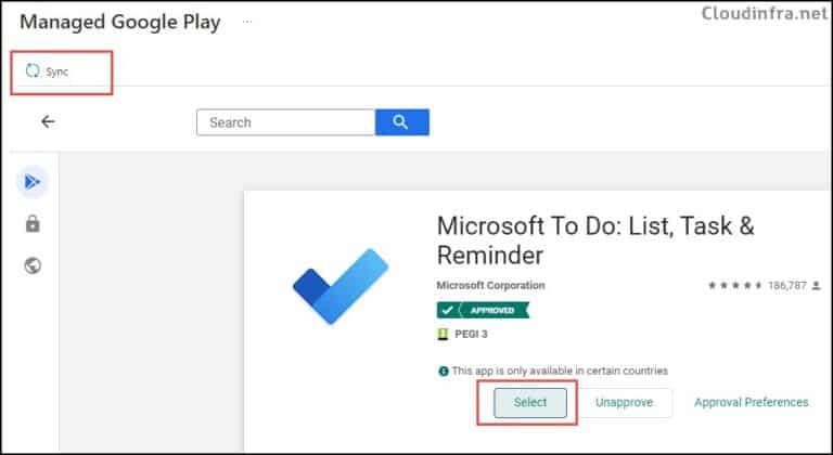 Add/Remove Android Managed Google Play Store Apps On Intune