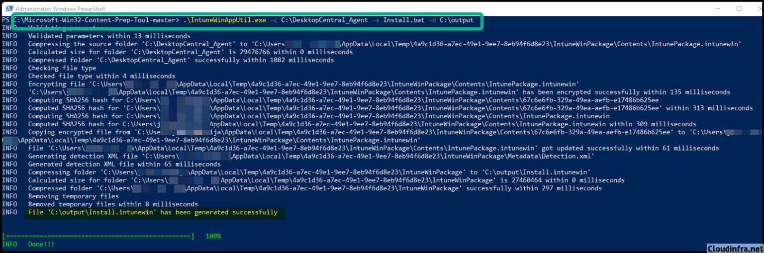 Deploy ManageEngine Endpoint Central Agent Using Intune