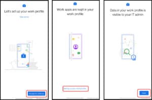 Setup Work Profile On Android For Intune