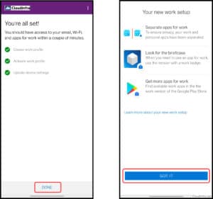 Setup Work Profile On Android For Intune