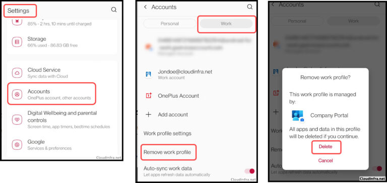 Setup Work Profile On Android For Intune