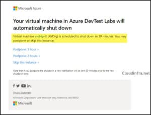 Configure Auto Shutdown For Azure Virtual Machines