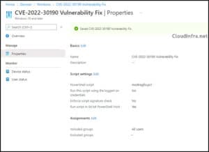 Fix CVE-2022-30190 Vulnerability Using Microsoft Intune