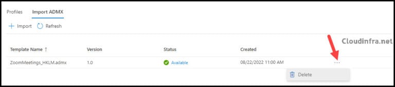 Import ADMX Templates Into Intune