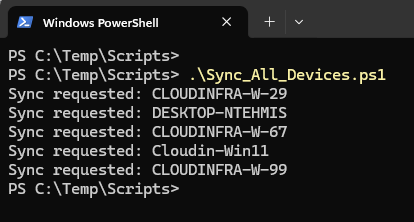 4 Ways To Force Intune Sync Using Powershell