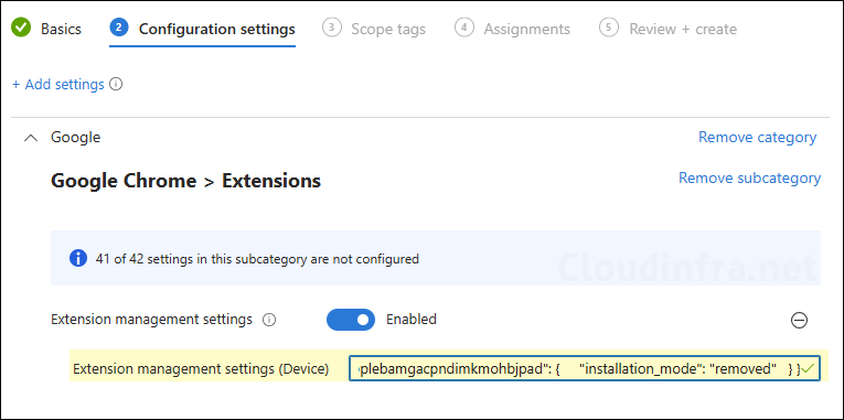 Allow Or Block Chrome Extensions Using Intune