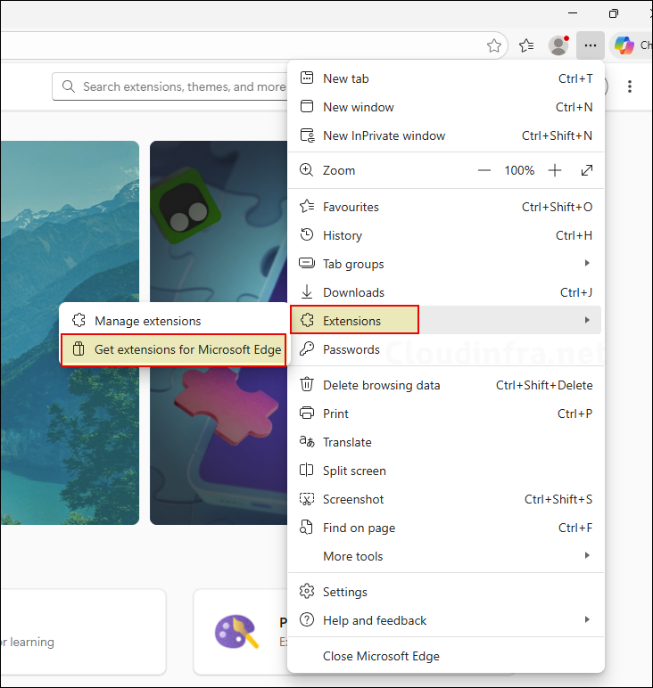 Allow Or Block Edge Extensions Using Intune