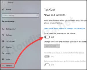 Disable News And Interests On Windows 10/11 Using Intune