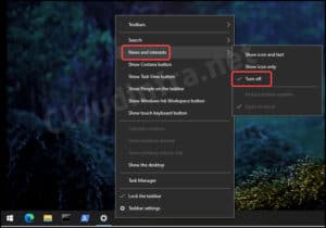 Disable News And Interests On Windows 10/11 Using Intune