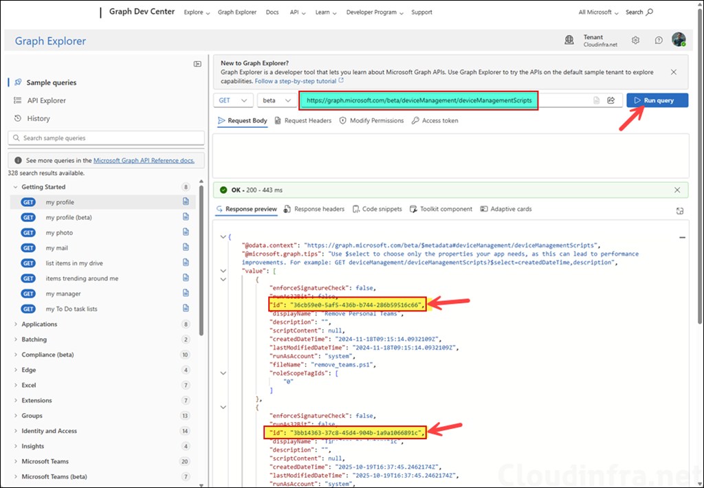 Get Back Or Retrieve Intune PowerShell Scripts