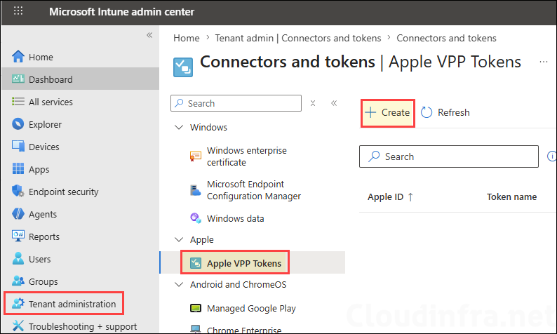 Download Content Token From Apple Business And Sync With Intune